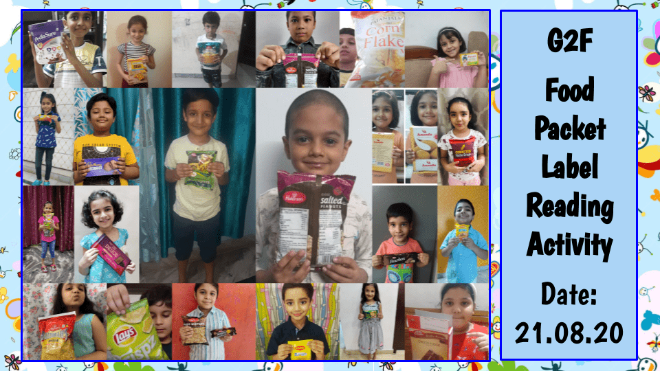 GR2 FOOD PACKET LABEL READING - Kothari International School